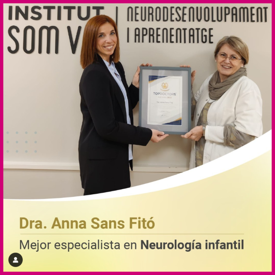 LA DRA. ANNA SANS FITÓ, DIRECTORA MÈDICA DE L’INSTITUT SOM VIA, PREMI ...